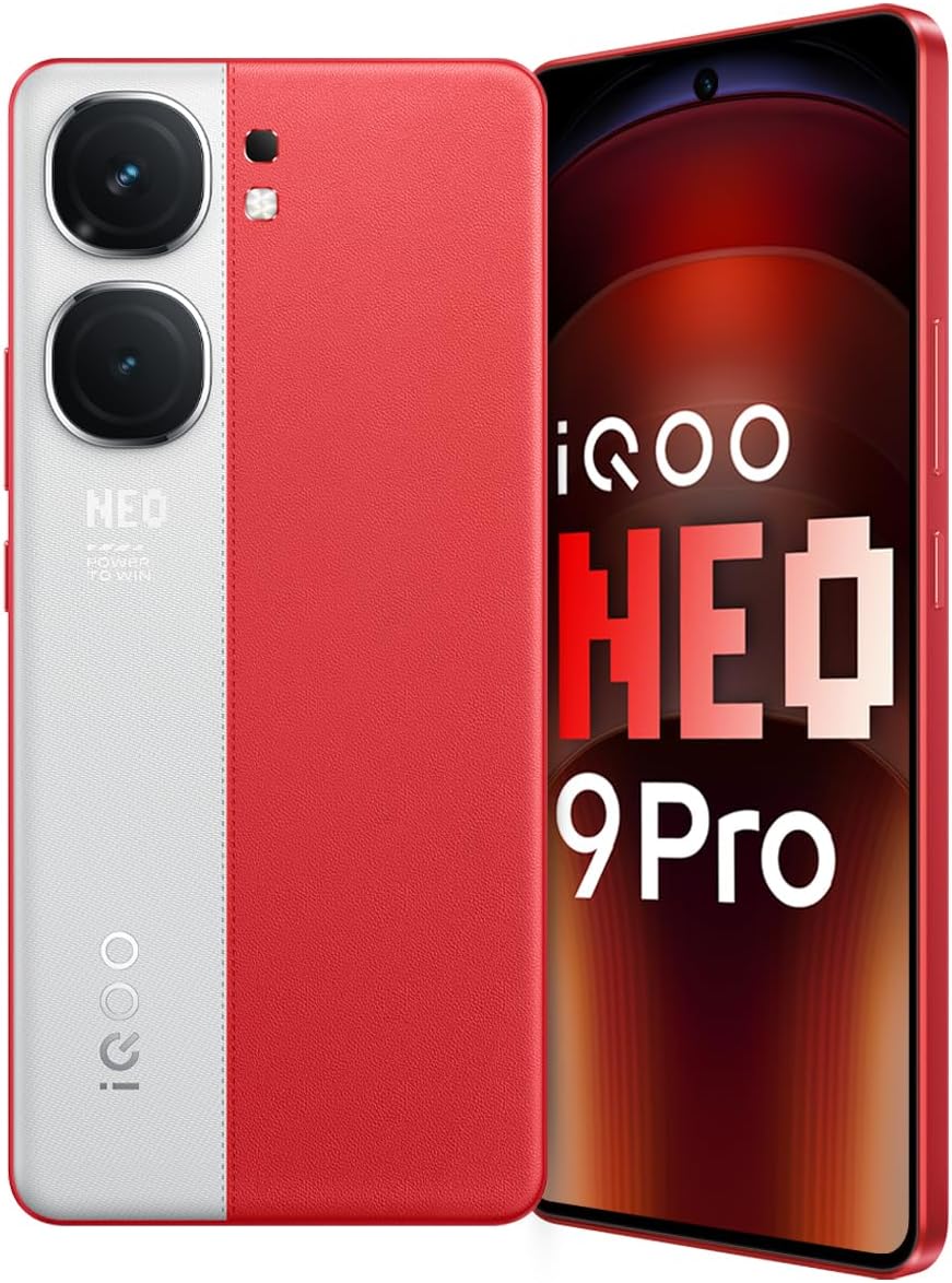 iQOO Neo9 Pro 5G (Fiery Red, 8GB RAM, 128GB Storage) | Snapdragon 8 Gen 2 Processor ...