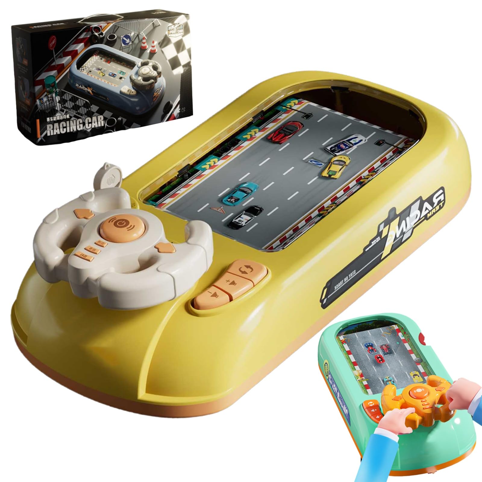 Amazon.com: Steer Joy Driving Simulator for Kids, Car Racing Adventure ...