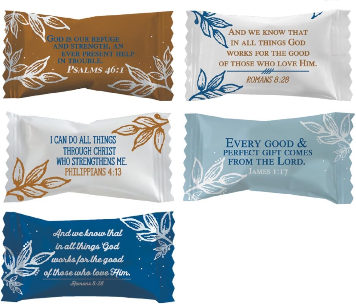 Amazon.com : Hospitality Mints Party Sweets Bible Verse Buttermints by ...