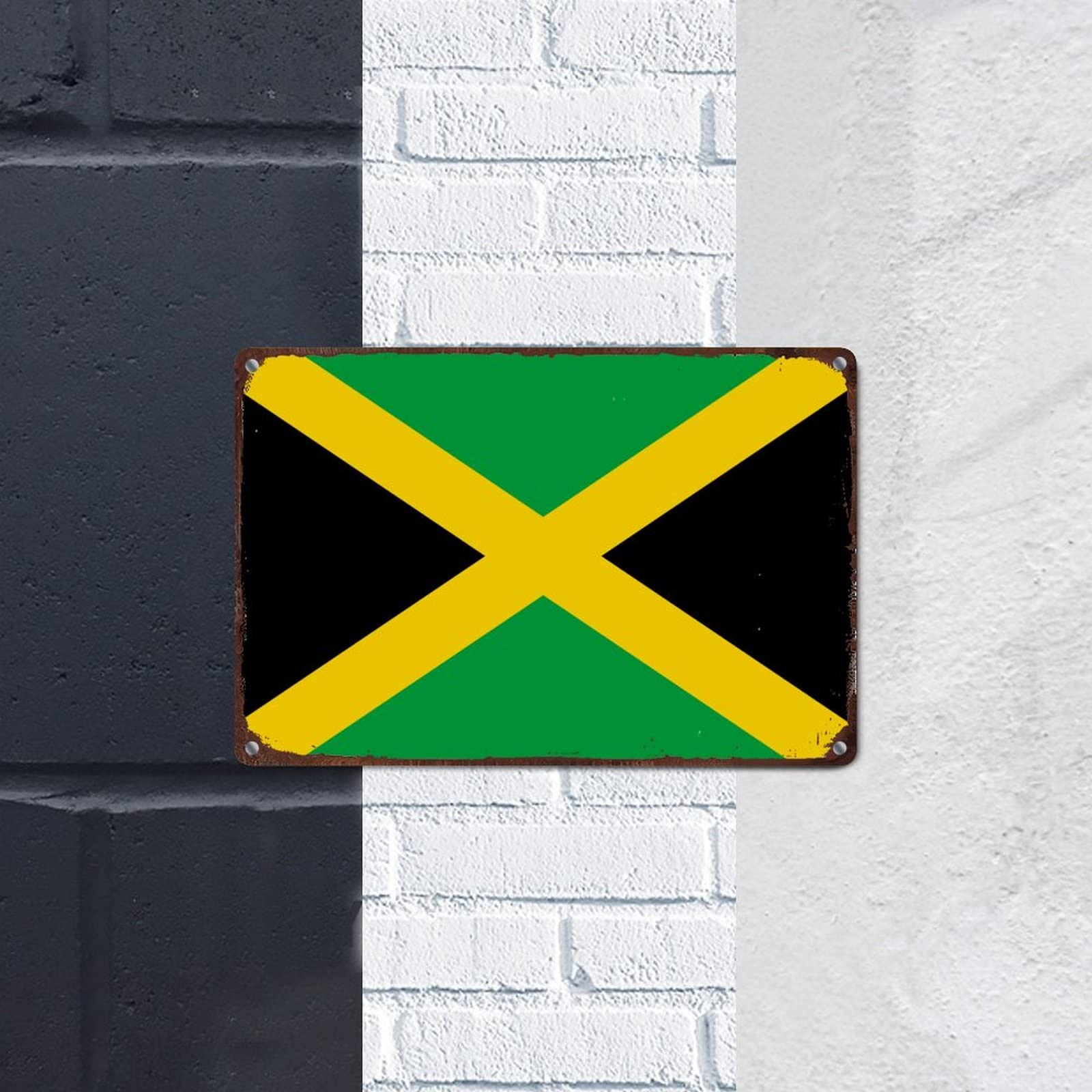 Jamaica Flag Vintage Retro Retro Jamaica Flag Vintage Jamaican Travel