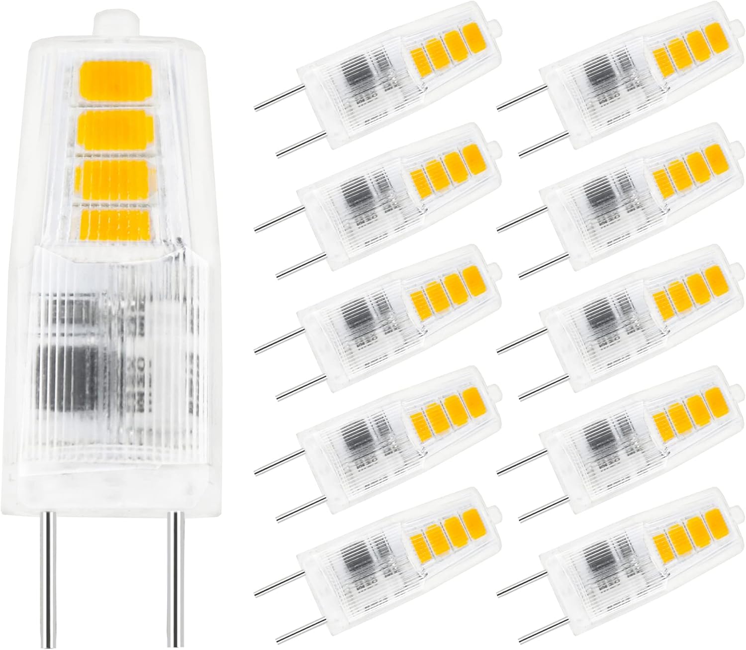 Lamsky G8 LED Bulb 4000K Natural White Non-Dimmable AC 120V,2W ...