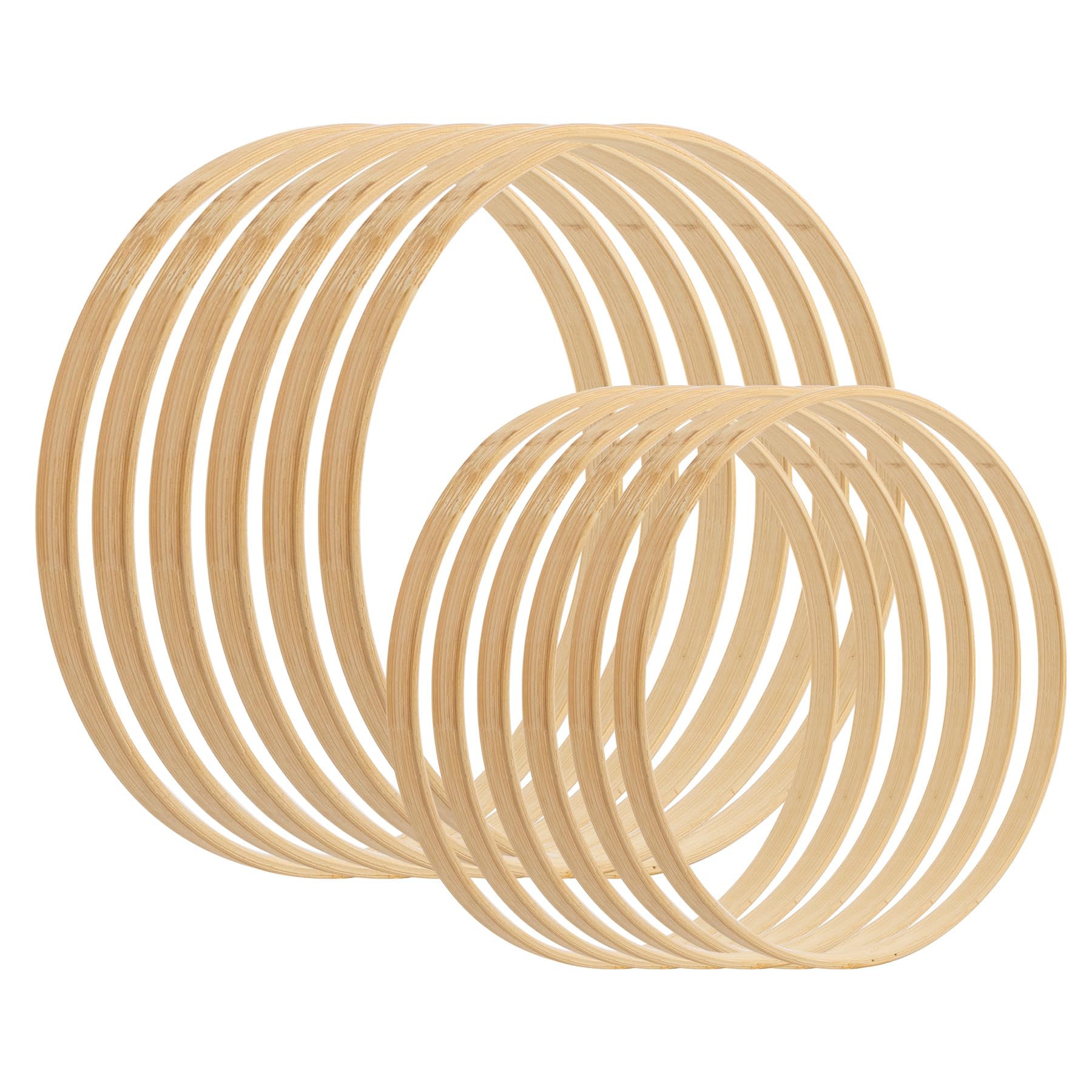 Amazon.com: AUEAR, Dream Catcher Bamboo Rings Hoops Macrame for DIY ...