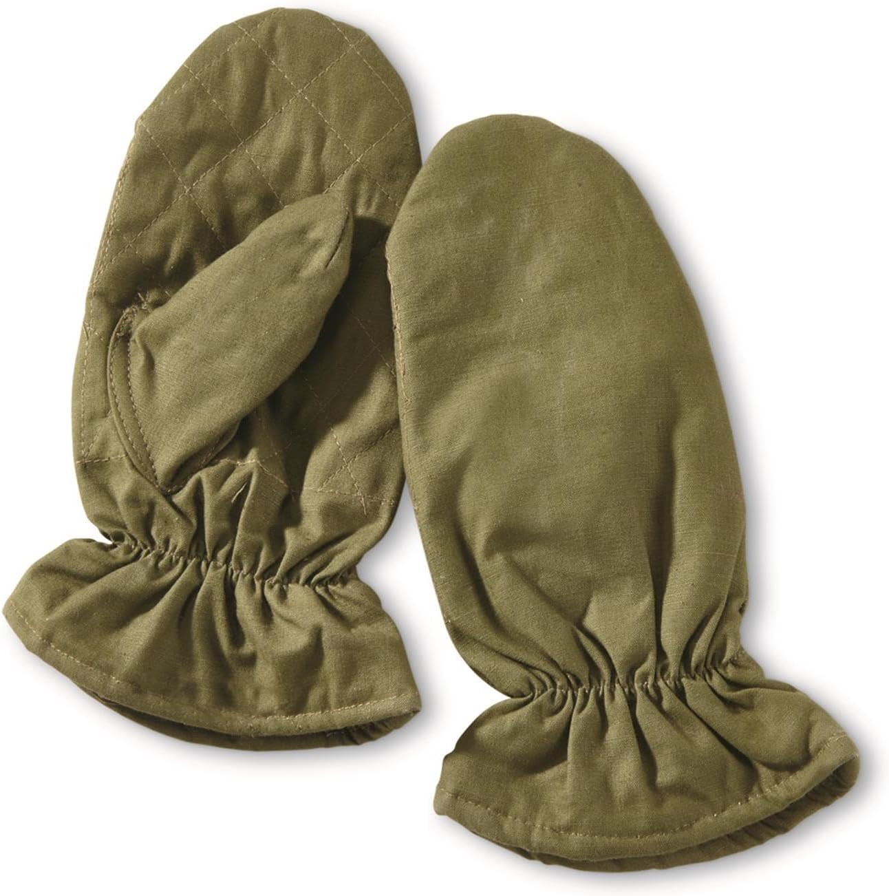 Romanian Military Surplus Quilted Mittens, New, Olive Drab, LARGE at ...