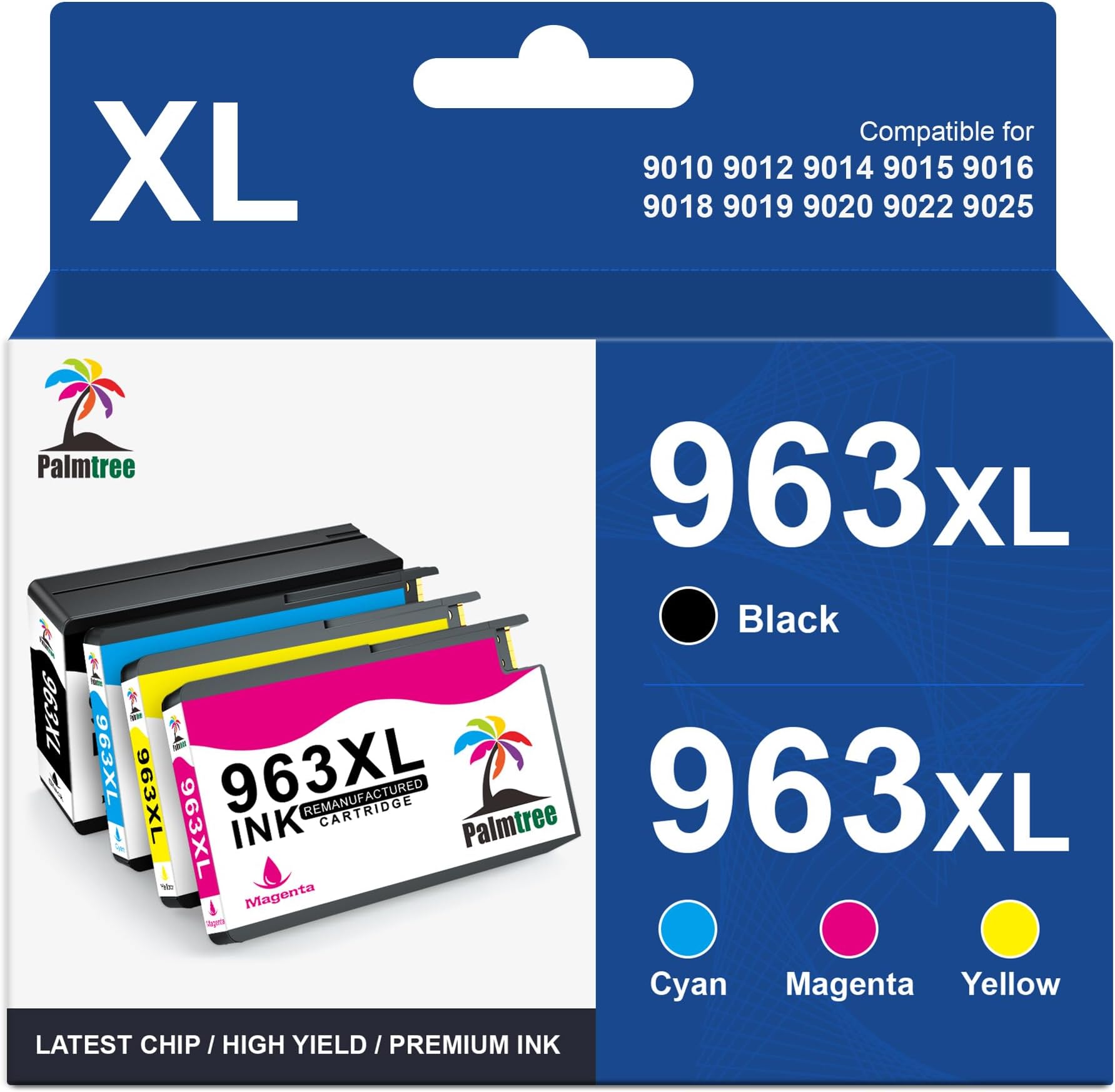 963XL Ink Cartridges Multipack 963 XL Compatible for HP 963 963XL for ...