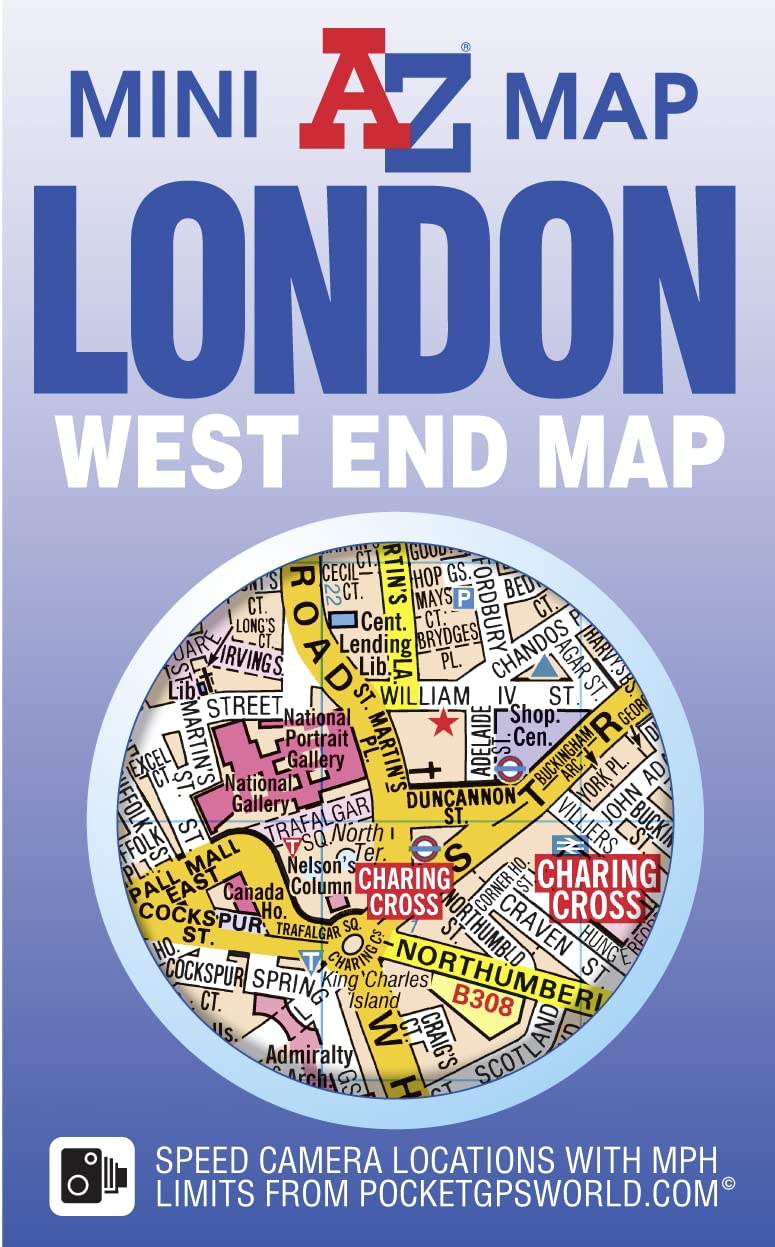 London West End Mini Map: Amazon.co.uk: Geographers A-Z: 9781782571094 ...