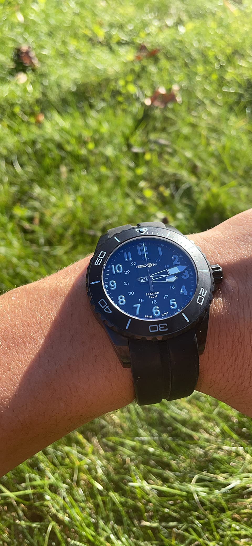 $25/mo - Finance Recon Men’s Sealion Military Dive Watch with Anti ...