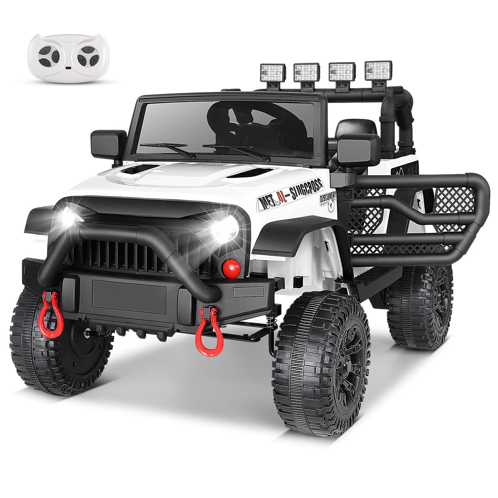 Hikole Kids Jeep 12V Ride on, Electric car with Remote Control for Kids ...