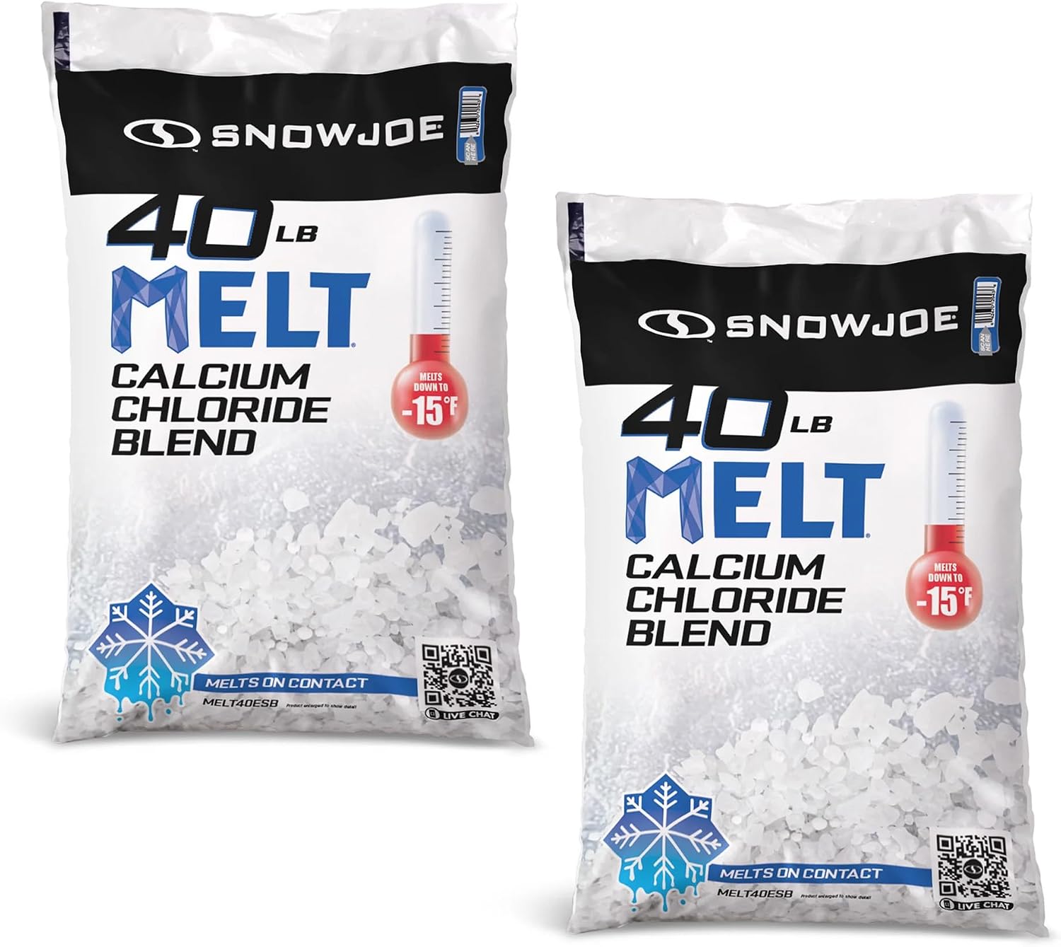 Amazon.com : Snow Joe 2 Pack Calcium Chloride Blend Snow & Ice Melt ...