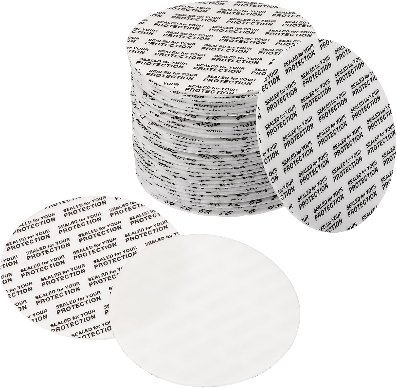 Amazon.com: PATIKIL 58mm/2.3" Foam Lid Liner, 200 Pack Adhesive PS Foam ...
