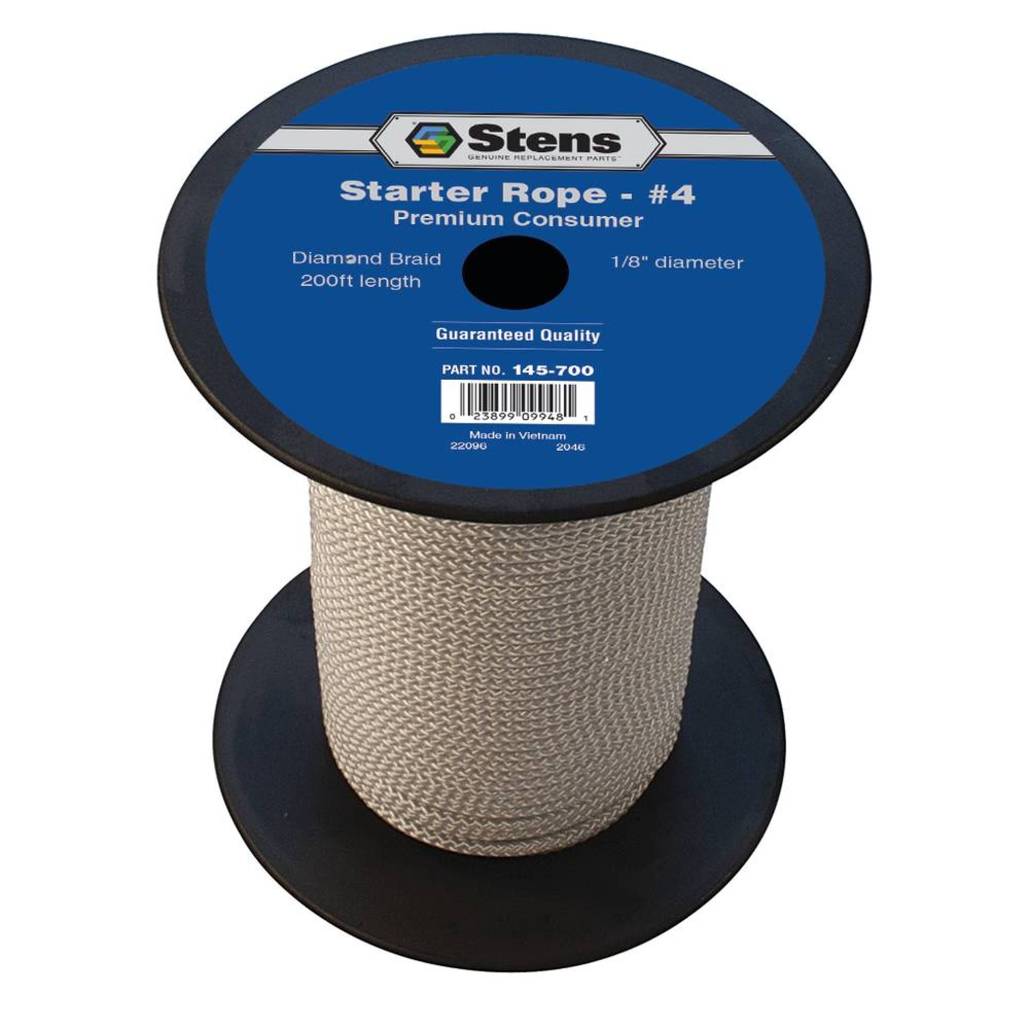 Amazon.com : Stens 145-700 Pull Cord Rope, 200-Feet Diamond Braid ...