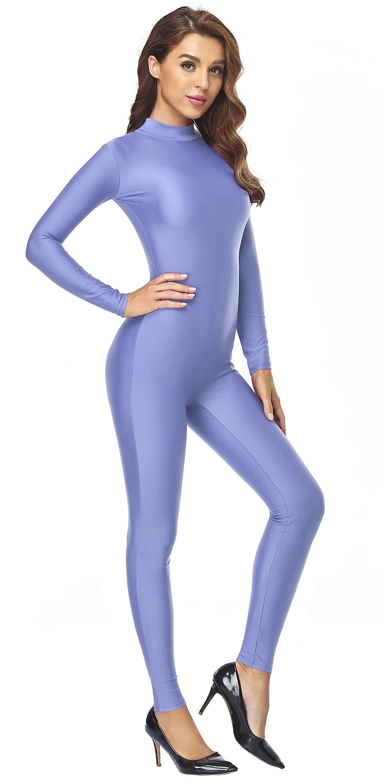 Snapklik.com : Speerise Adult High Neck Zip One Piece Unitard Full Body ...