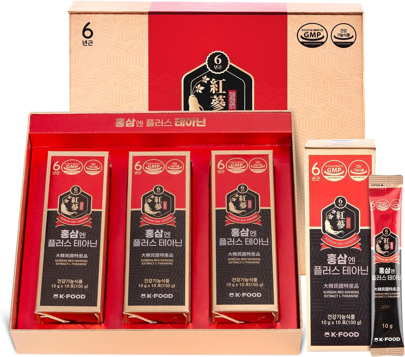 Amazon.com: Korean Red Ginseng Root Extract Stick Natural Energy ...