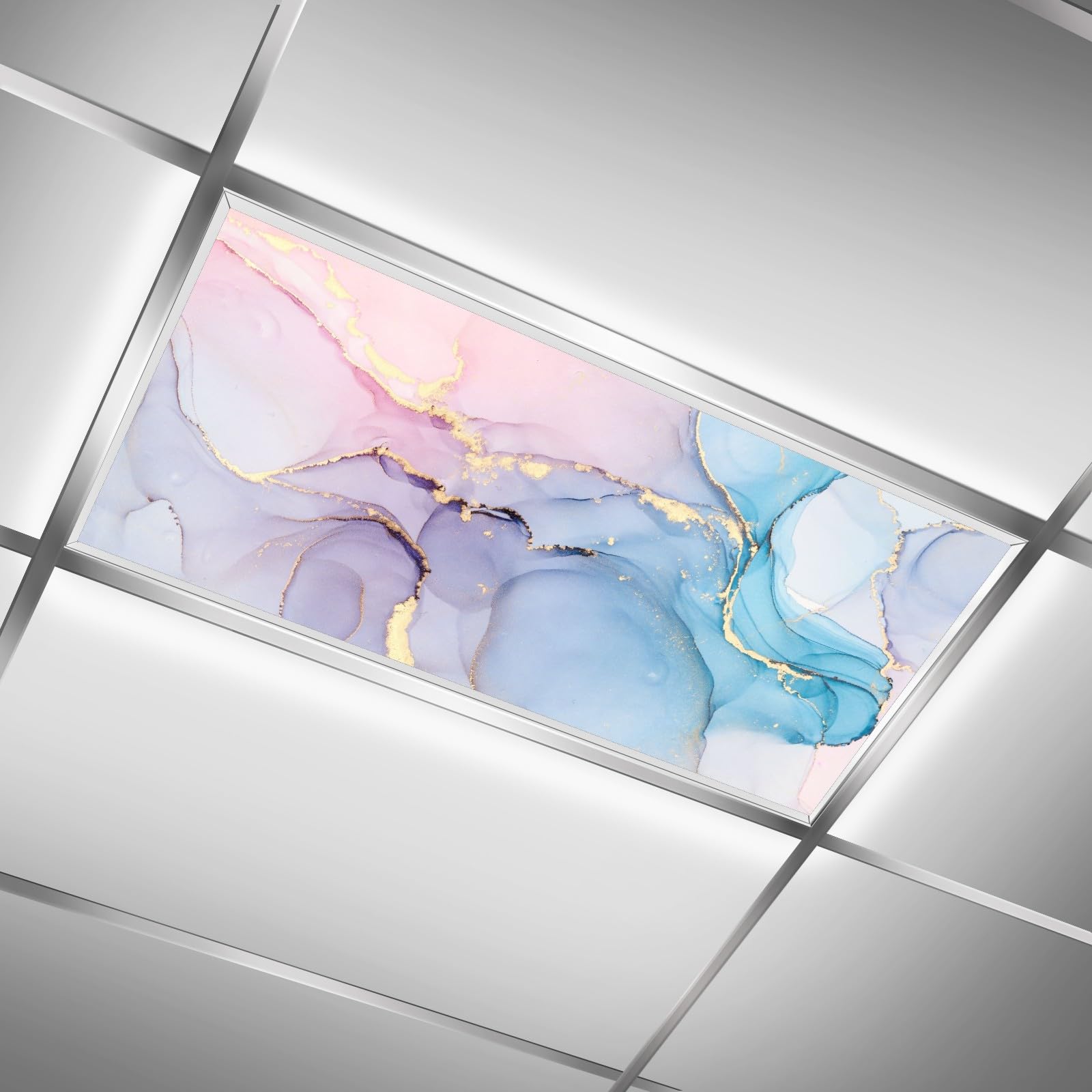 Vigetue 1 Pack Fluorescent Light Covers 2 x 4 ft Cover Ceiling Light ...