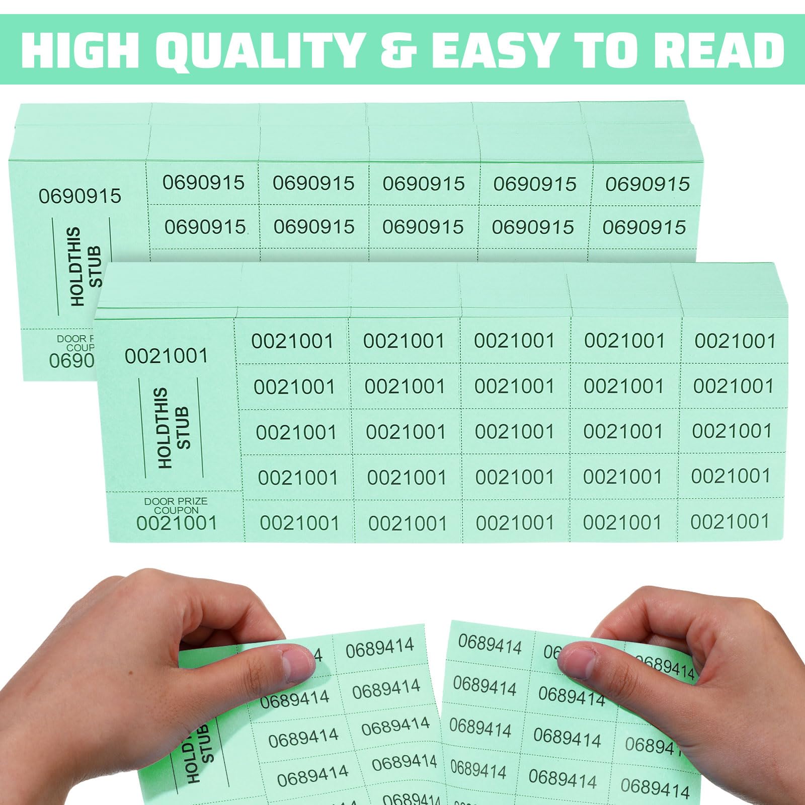 Snapklik.com : Kosiz 2000 Sheets Raffle Ticket 25 Bid Chinese Auction ...