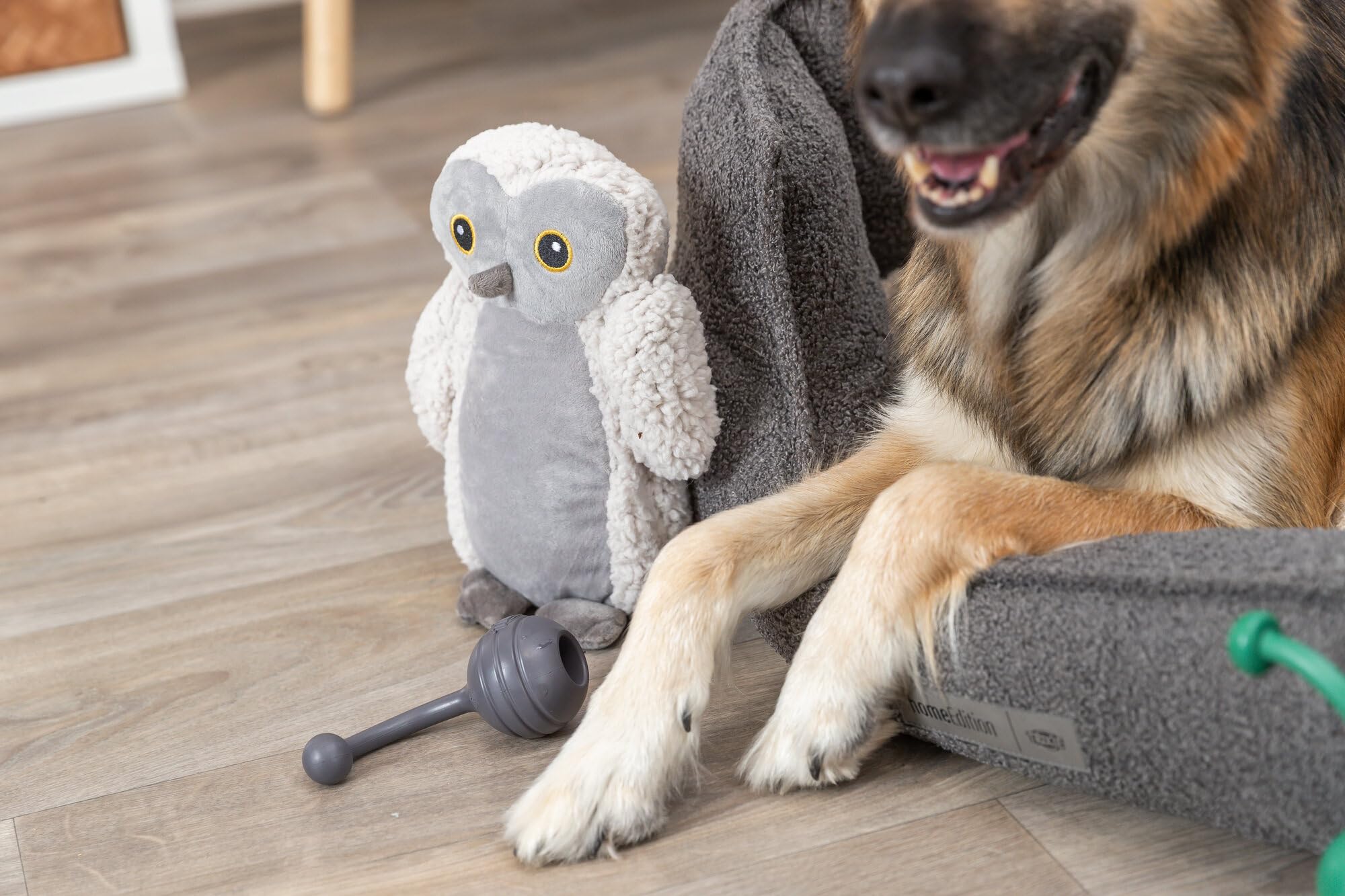 Snapklik.com : Be Eco Emily The Owl Plush Dog Toy For All Dogs