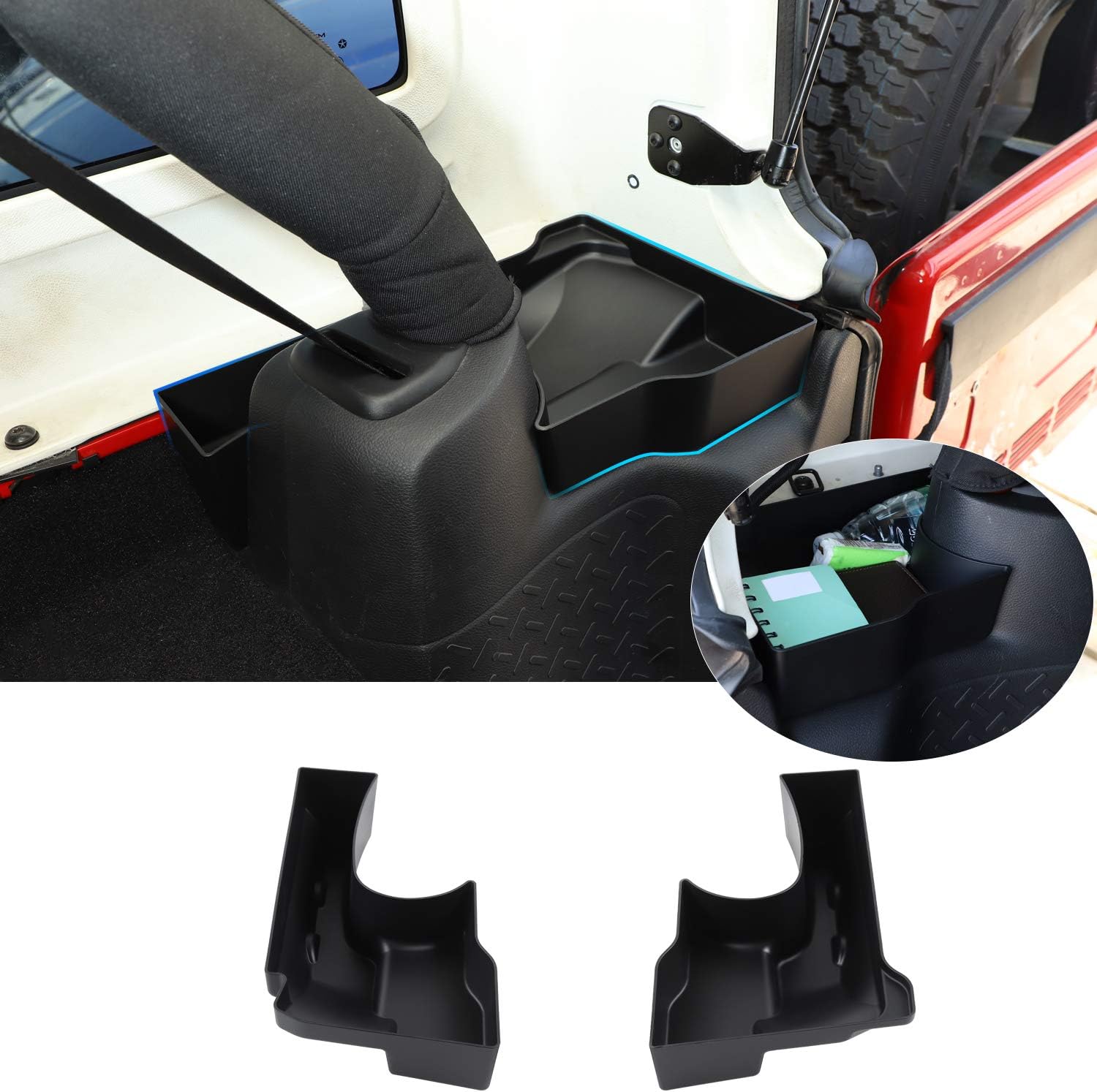 Amazon.com: RT-TCZ for Wrangler JK Rear Trunk Storage Box, Trunk Side ...