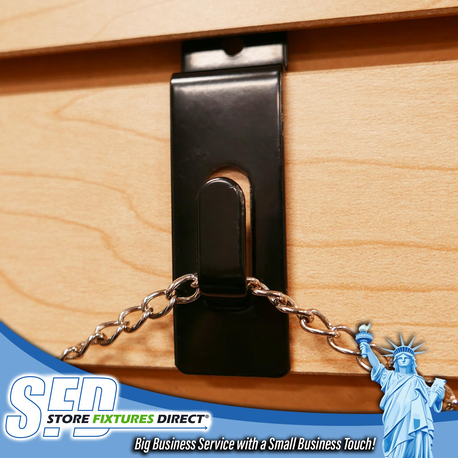 Snapklik.com : STORE FIXTURES DIRECT Slatwall Utility Notch Hook
