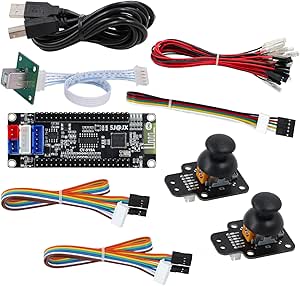SJ@JX Arcade Game Encoder Tri-mode Bluetooth 2.4G USB Macro 3D Joystick ...