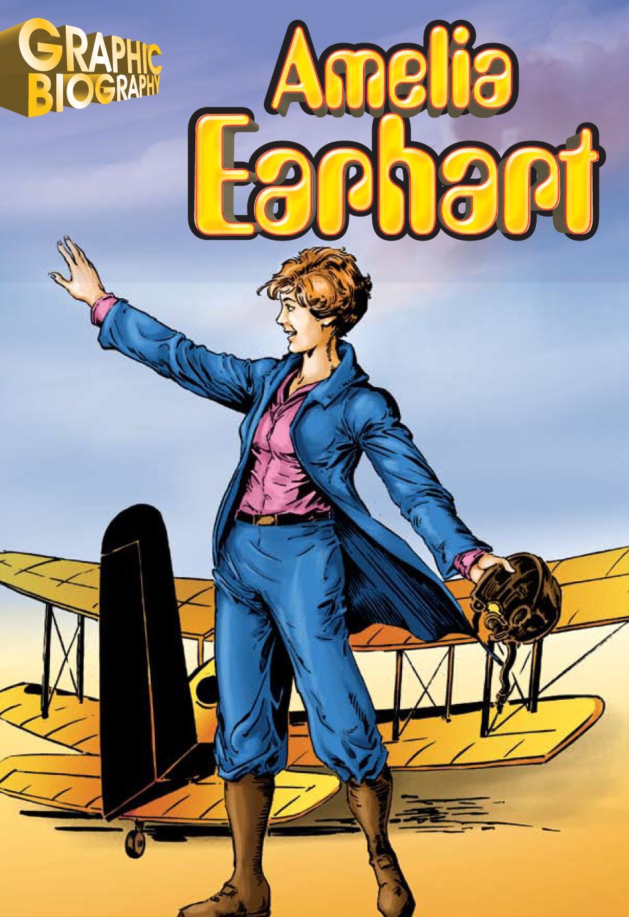 Amazon.com: Amelia Earhart, Graphic Biography (Saddleback Graphic ...