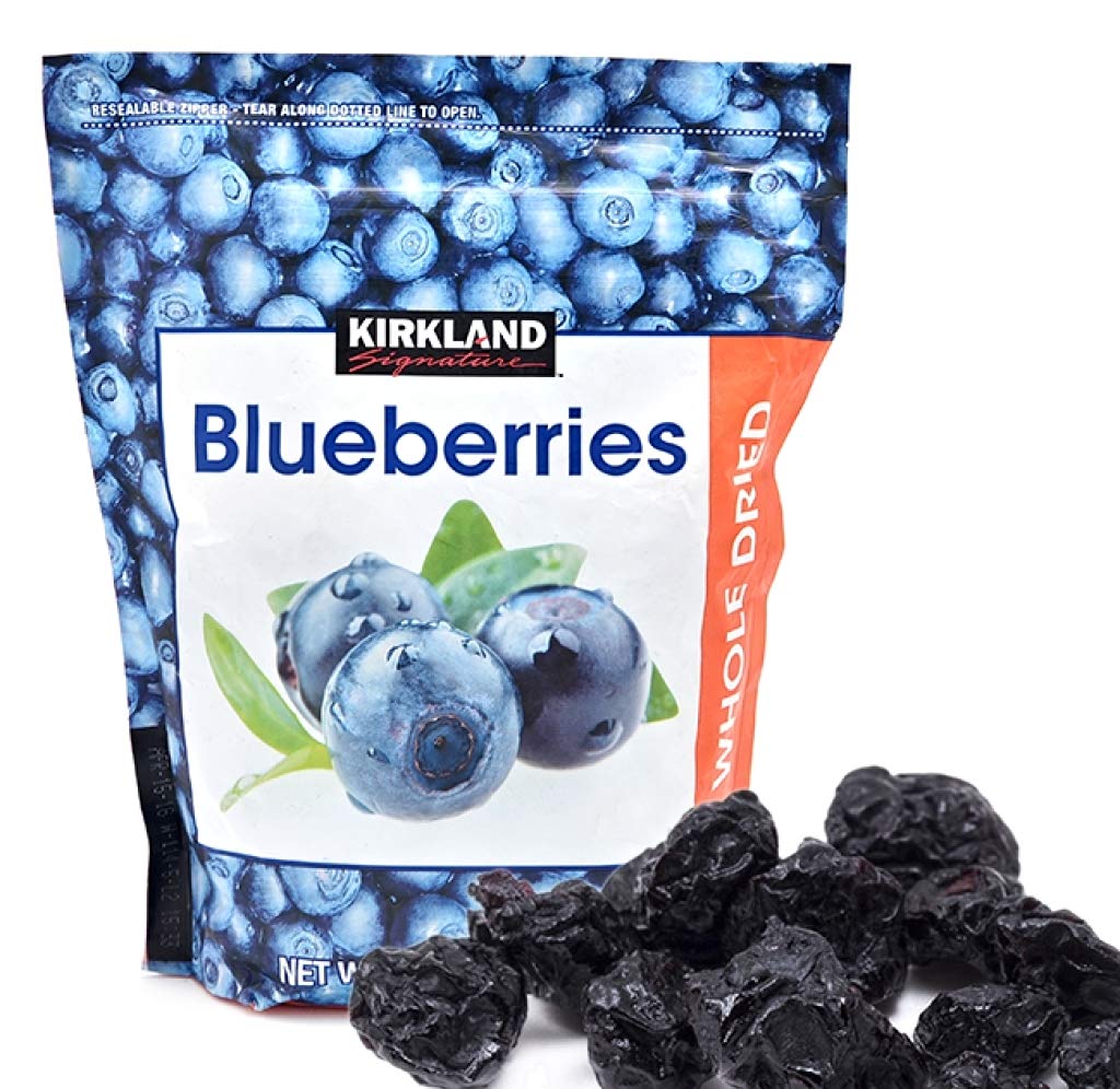 Amazon.com: Kirkland Signature Organic Dried Blueberries, 20 Ounce ...