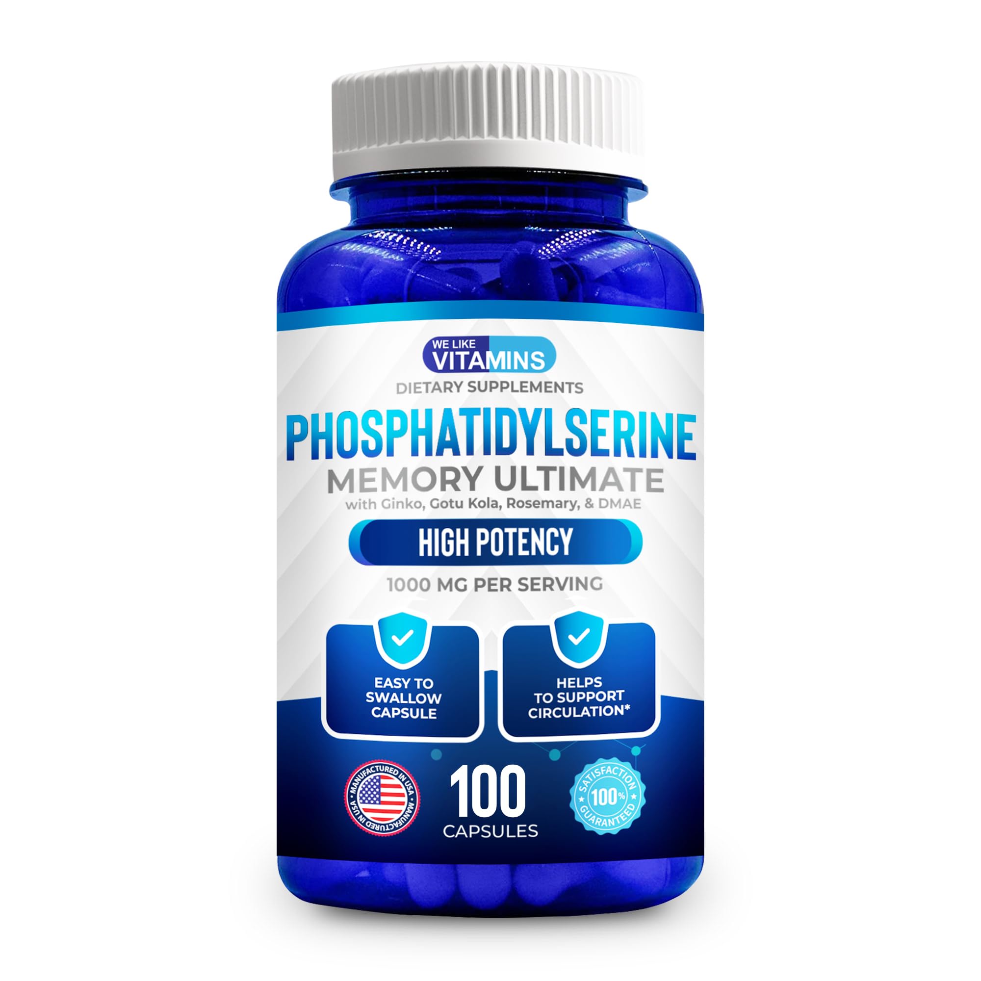 Amazon.com: We Like Vitamins Phosphatidylserine Supplement with Gingko ...