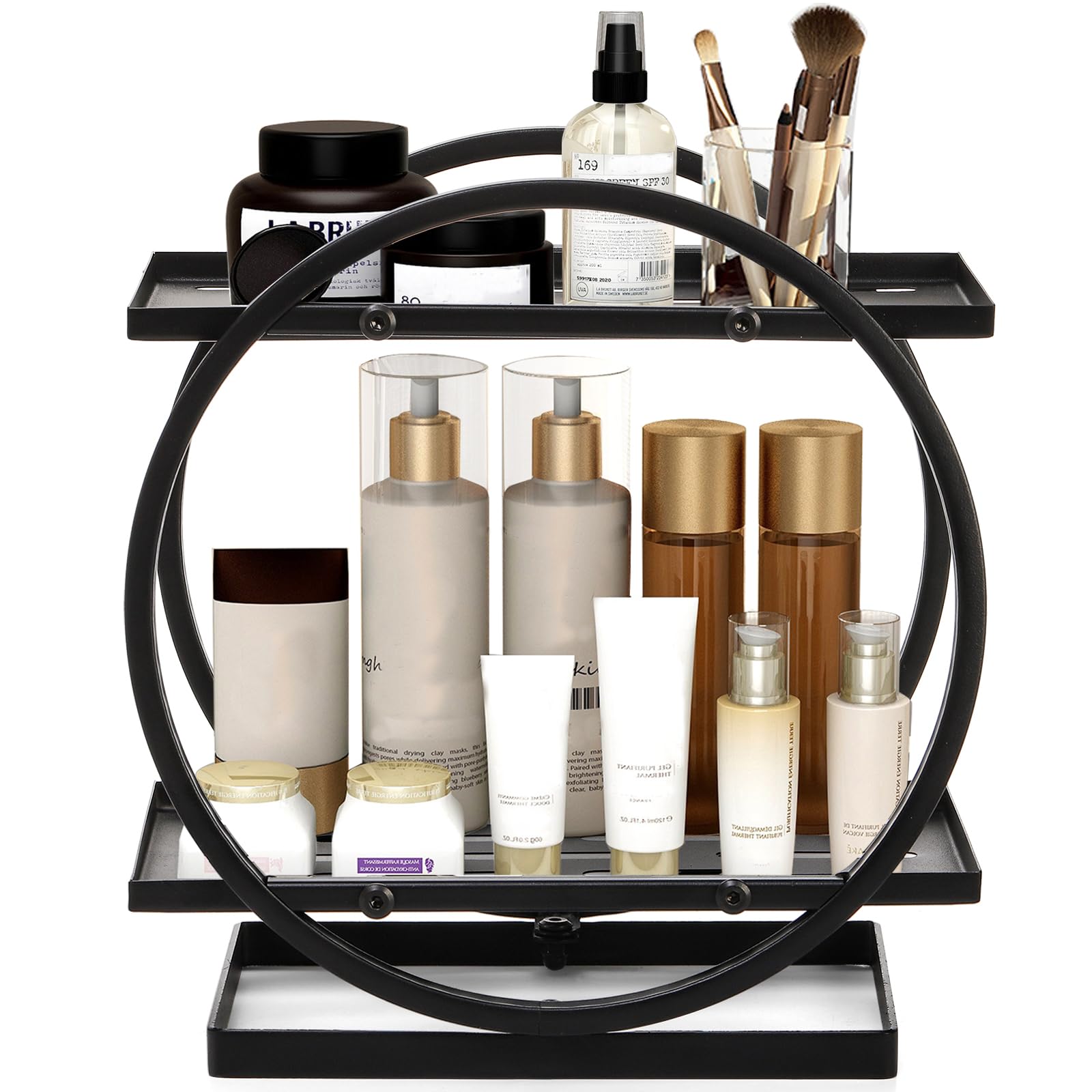 Amazon.com: WRINGKIT 2 Tier Bathroom Counter Organizer, Countertop ...