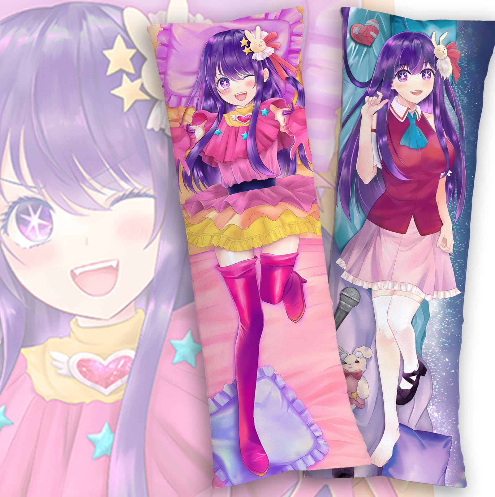 Amazon.com: Hoshino Ai Body Pillow Case Anime Body Pillow Cover Anime ...