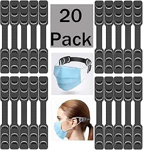 Amazon.com: [20 PCS] Mask Strap Extender, Amigo Silicone Mask Extenders ...