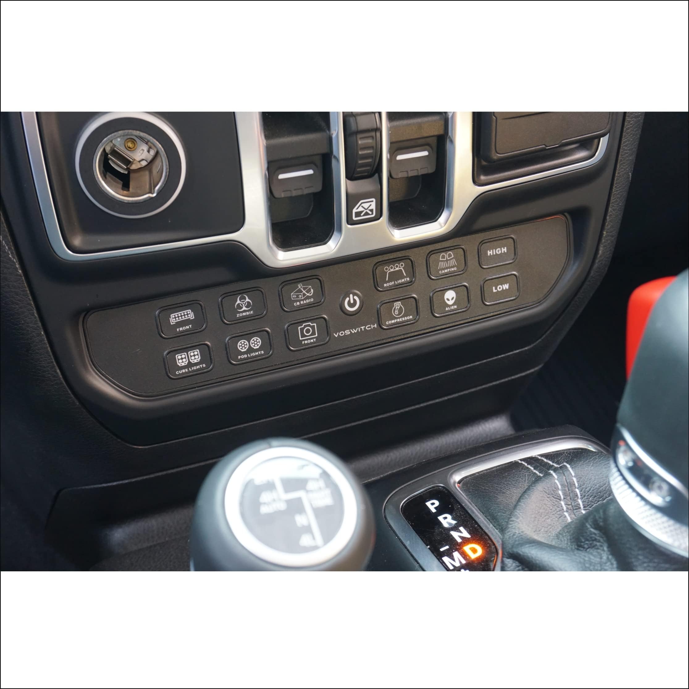 Amazon.com: Mopar 82215798AD Auxiliary Switch Bank Kit Jeep Wrangler ...