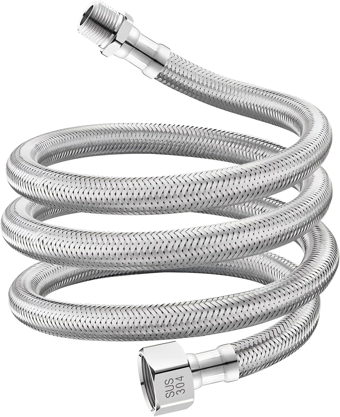 Qrity 1 PCS Flexible Tap Connectors, G1/2" Female x G1/2" Male ...