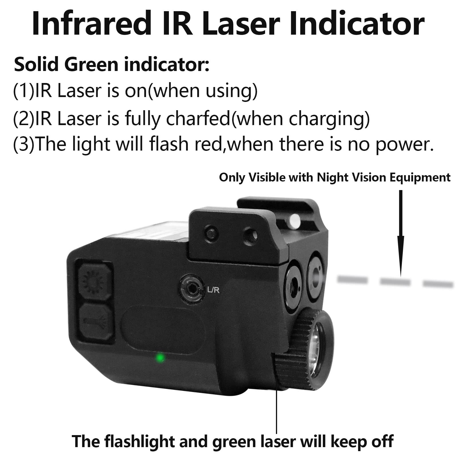Snapklik.com : BemerforS Infrared (IR) Laser+Green Laser Beam For ...