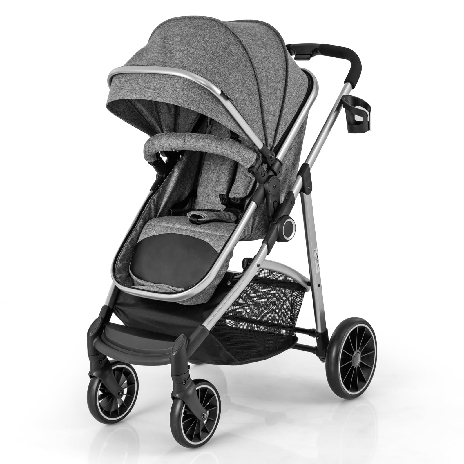 Amazon.com : HONEY JOY 2 in 1 Convertible Baby Stroller, Folding High ...