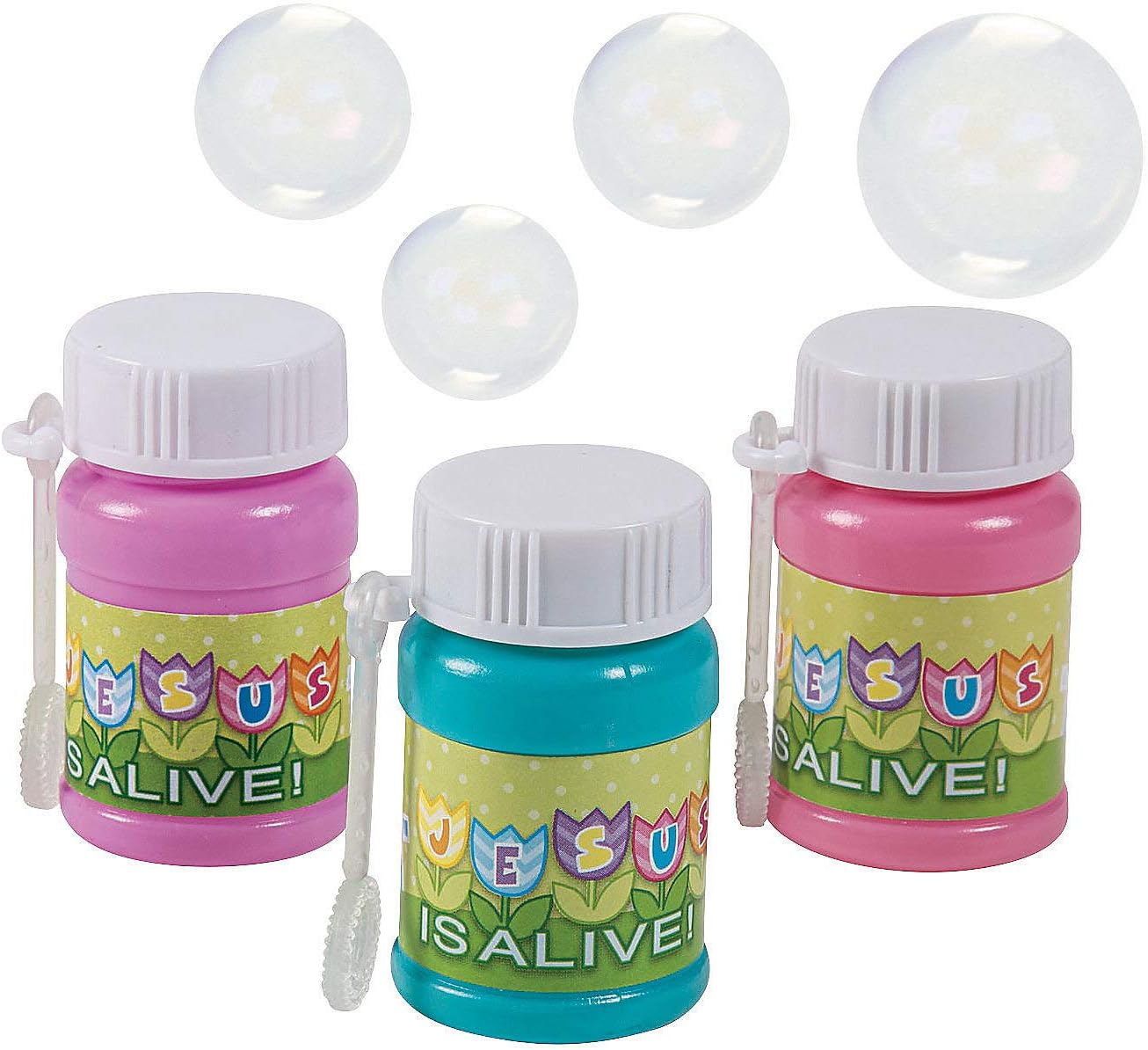 Amazon.com: Fun Express - Easter Inspiration Mini Bubbles 2dz for ...