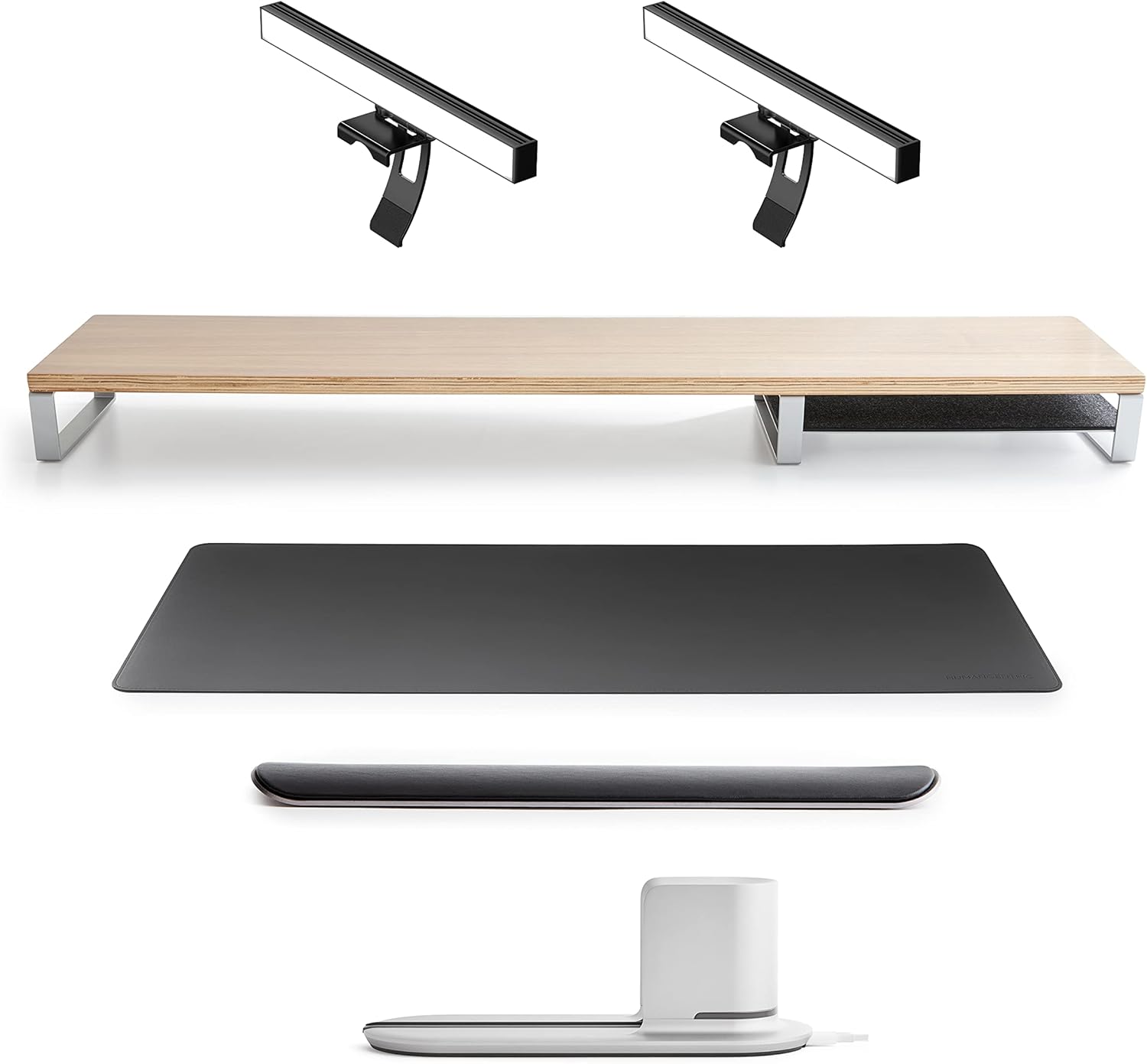 Amazon.com: HumanCentric Desk Shelf Office Monitor Stand Riser, Video ...