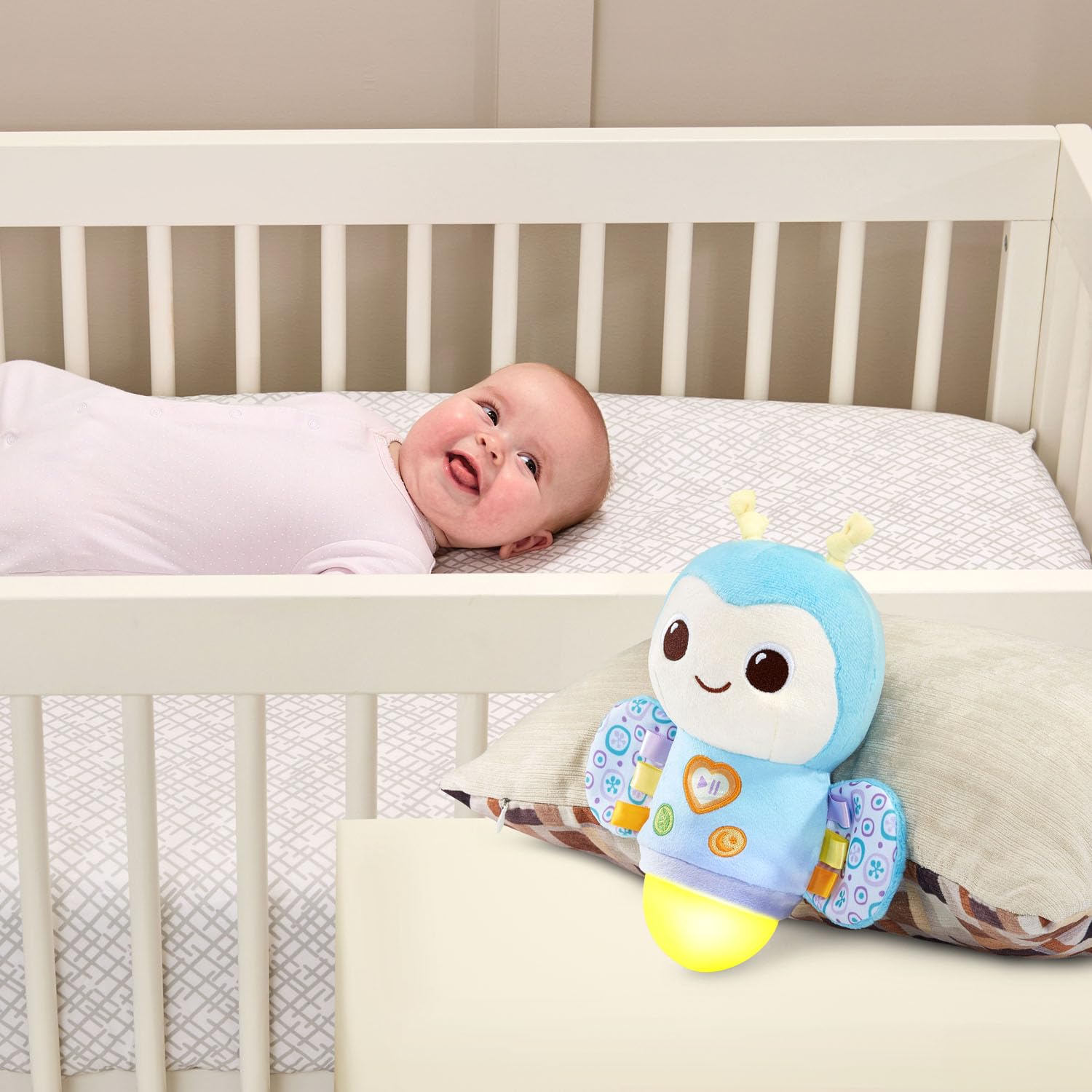 Snapklik.com : VTech Baby Soothe And Shine Firefly Musical Plush