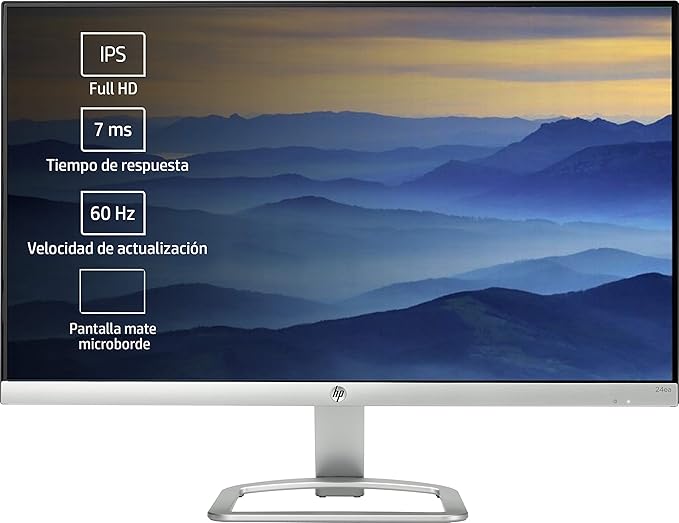 HP 24ea Monitor, 24", Full HD 1920x1080, IPS con Retroilluminazione LED ...