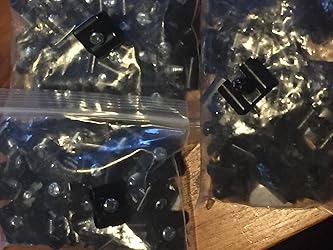 Amazon.com: Gridwall Joining Clips Connectors for Grid Panels - White ...