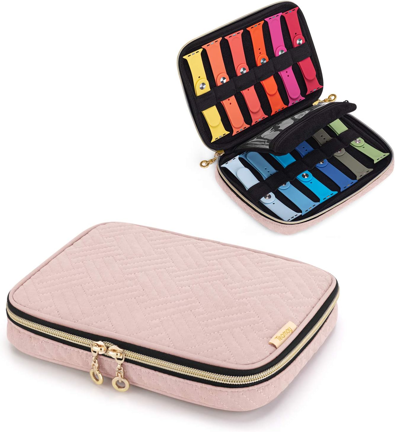 Amazon.com: Fintie Watch Bands Storage Bag, Watch Band Organizer Travel ...