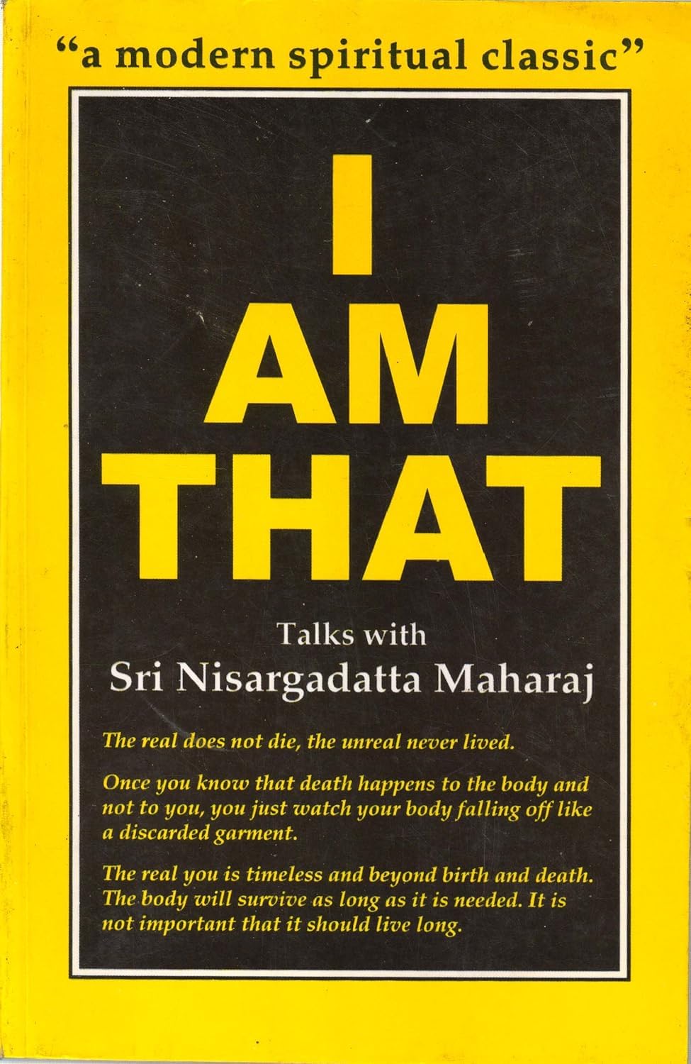 I Am That: Talks with Sri Nisargadatta Maharaj: Maurice Frydman ...