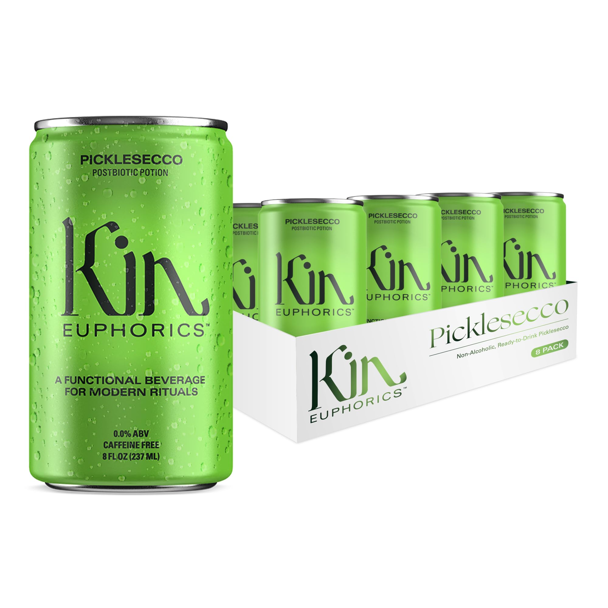 Kin Euphorics Picklesecco Non Alcoholic Functional Beverage Postbiotic ...