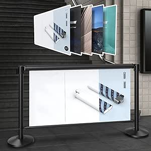 Amazon.com: ROYUMI Customizable Poster Crowd Control Stanchion Barriers ...