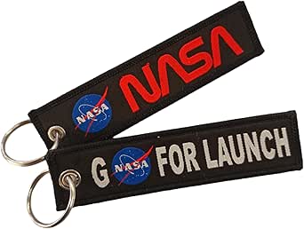 Amazon.com: Nasa Go For Launch Keychain Lanyard Key Tag for Auto ...