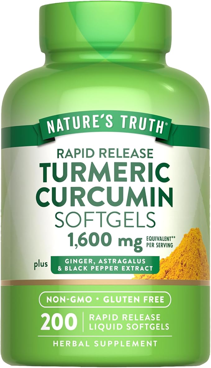 Amazon.com: Nature's Truth Turmeric Curcumin Complex Supplement | with ...