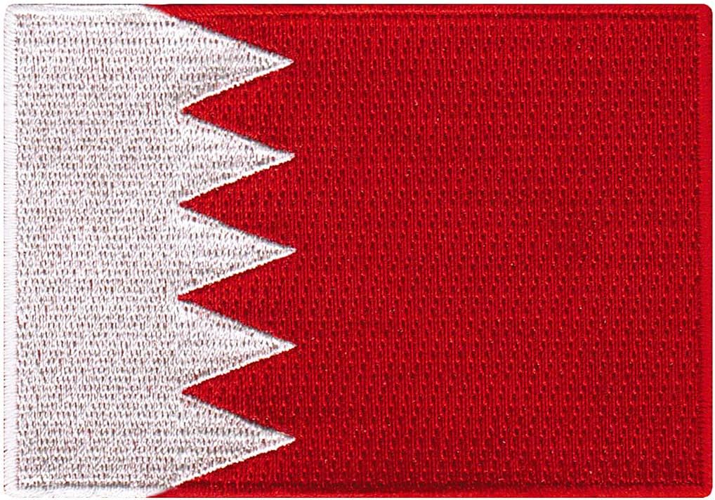Amazon.com: Cypress Collectibles - Bahrain Flag Patch - Premium Embroidered Appliqué - Middle ...