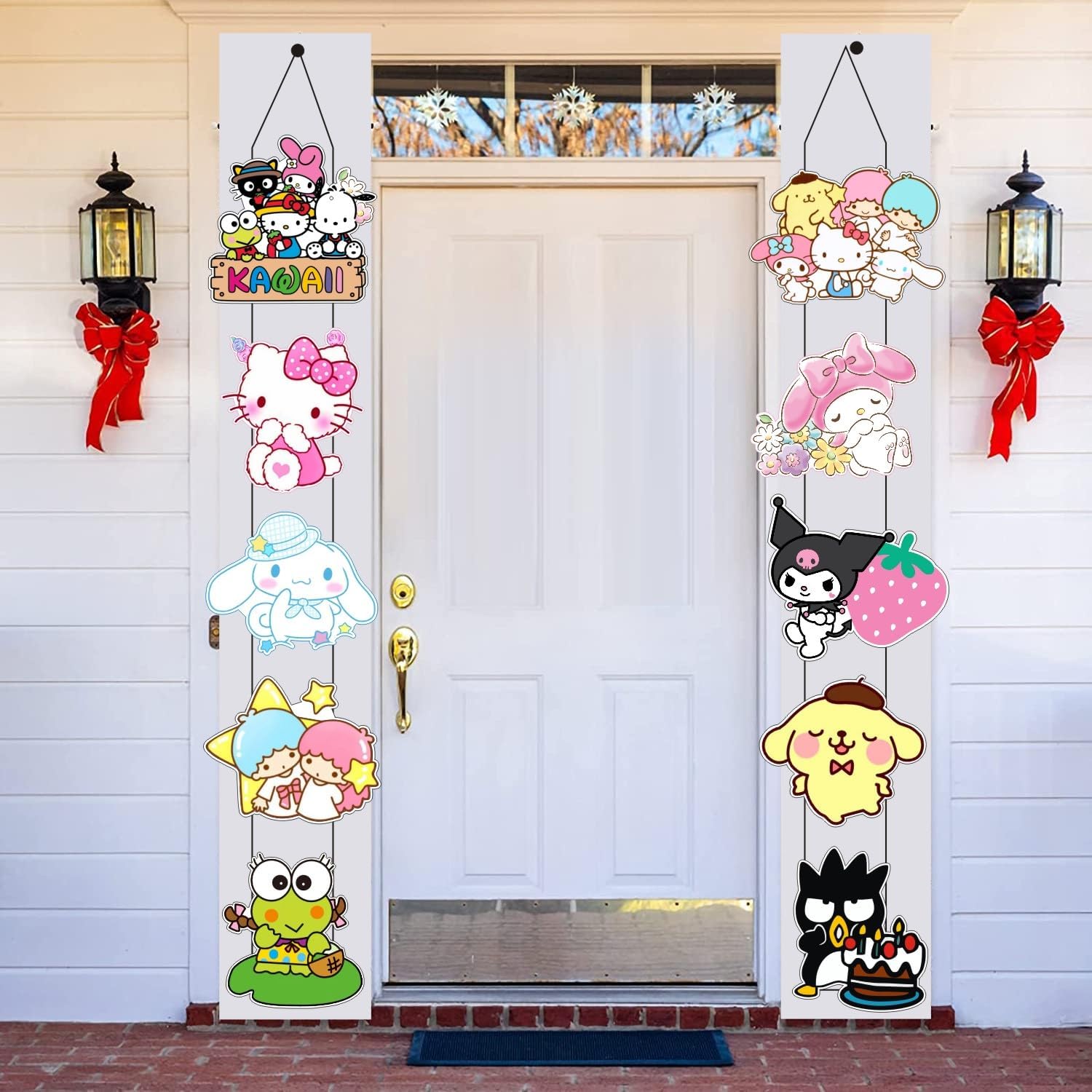 Amazon.com: Cute Friends Banner, Birthday Party Decorations for Kids ...
