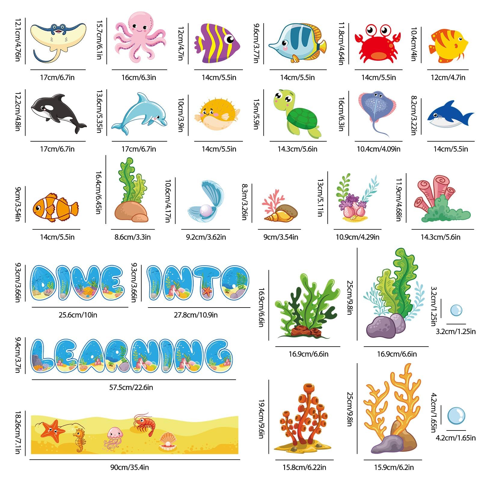 Snapklik.com : Back To School Ocean Bulletin Board Classroom ...