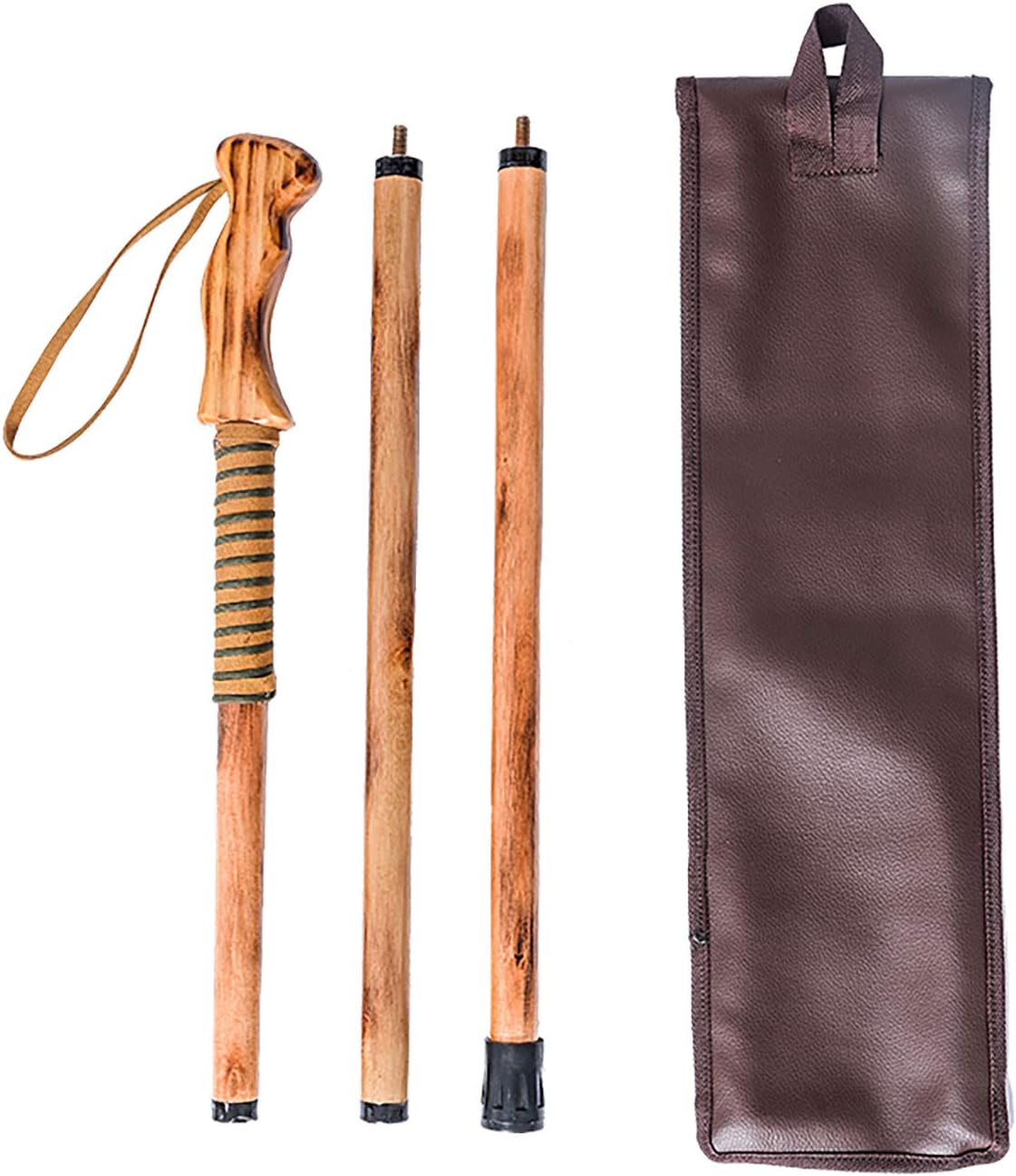 Amazon.com: SE Survivor Series Heavy Duty Wooden Walking/Hiking Stick ...