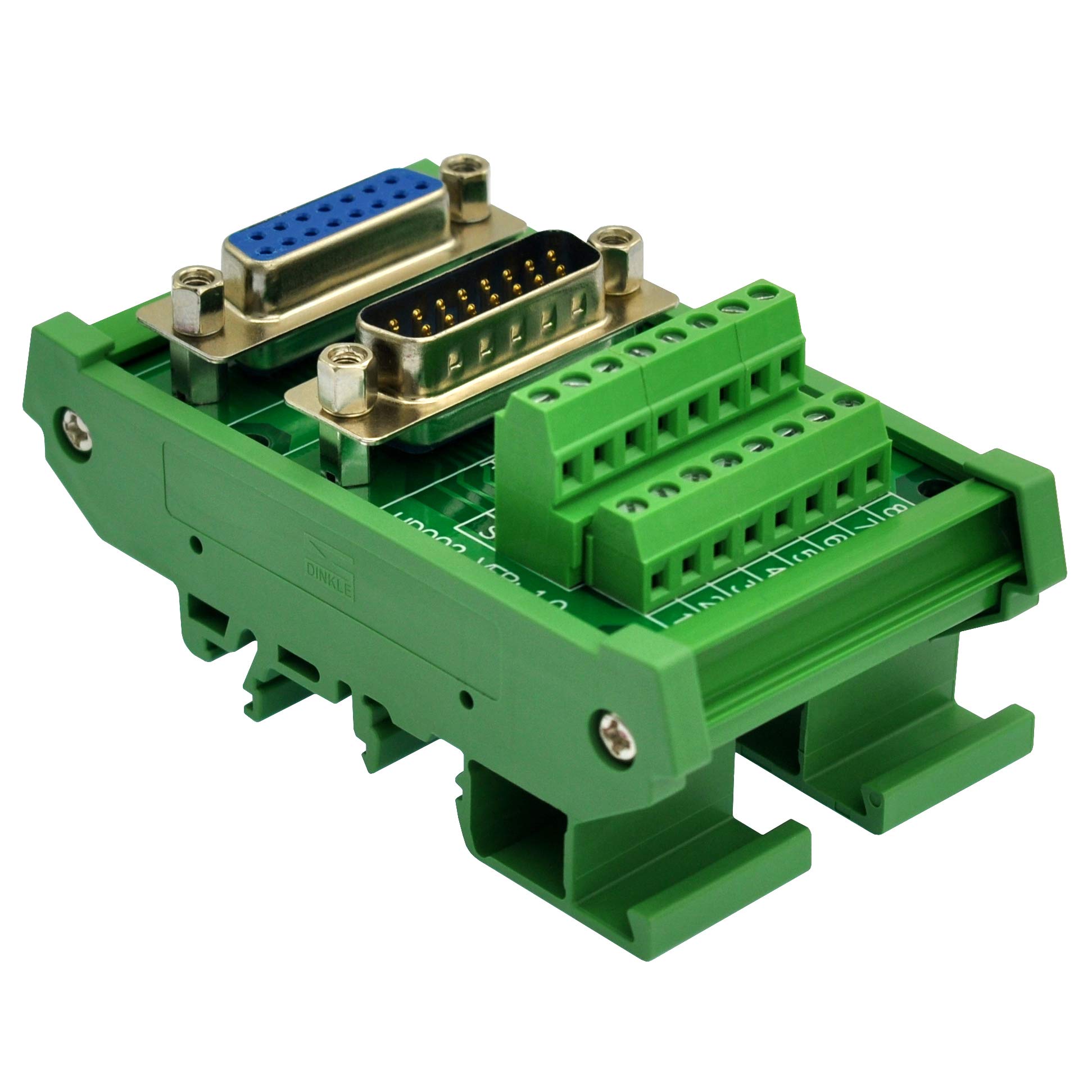 Snapklik.com : DIN Rail Mount D-SUB Male-Female Interface Module ...