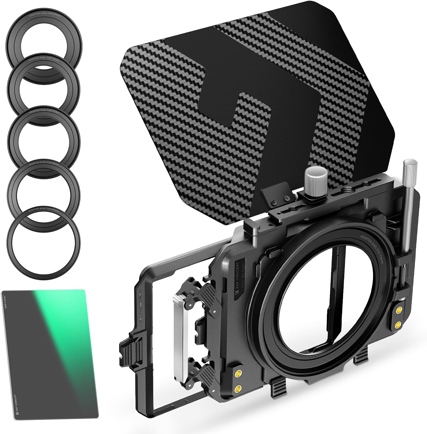 Amazon.com : K&F Concept Mini Matte Box +ND8, DSLR Camera Matte Box ...