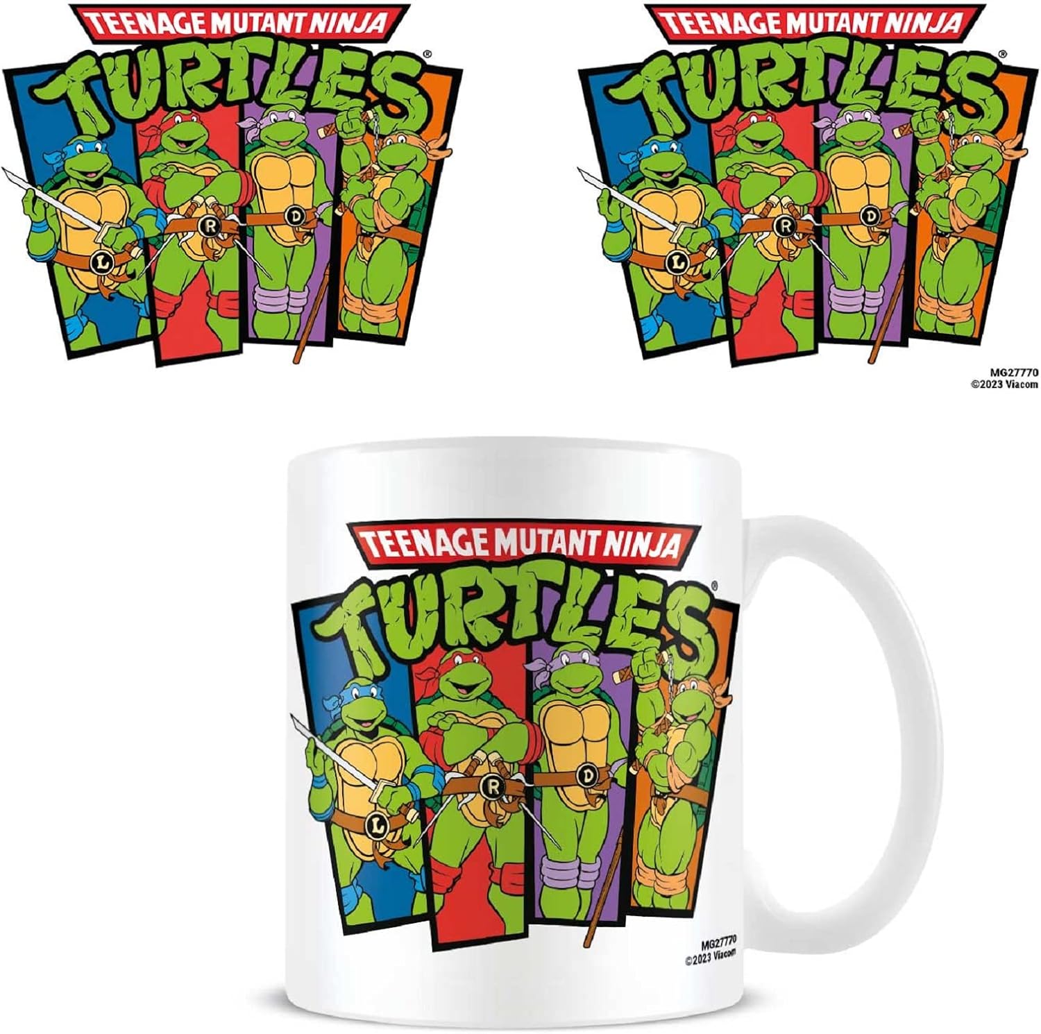Amazon.com: Teenage Mutant Ninja Turtles Coffee Mug (Classic Character ...